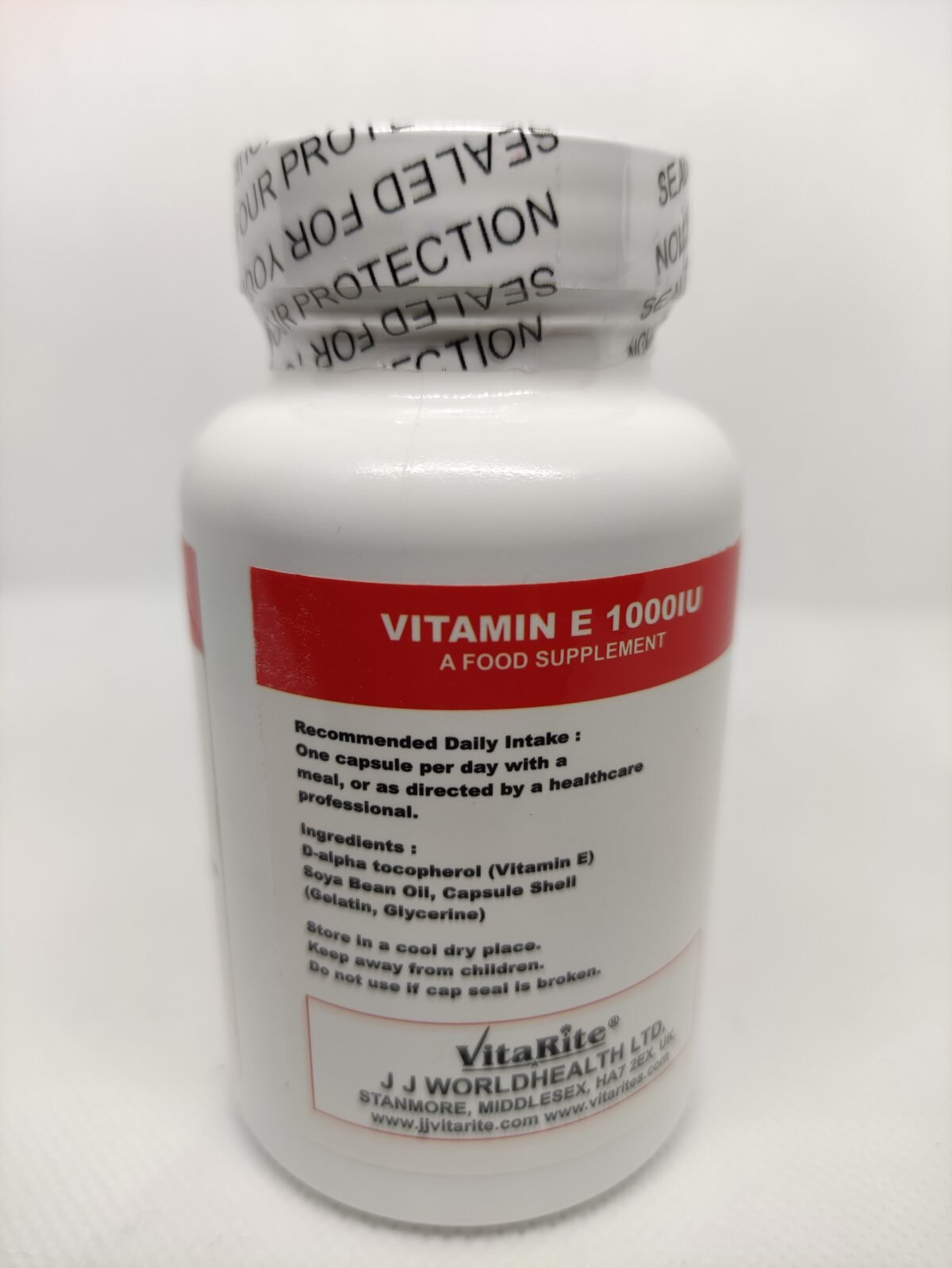 NATURAL VITAMIN E 1000 I.U. CAPSULES 30's - VitaRite Vitamins Health ...