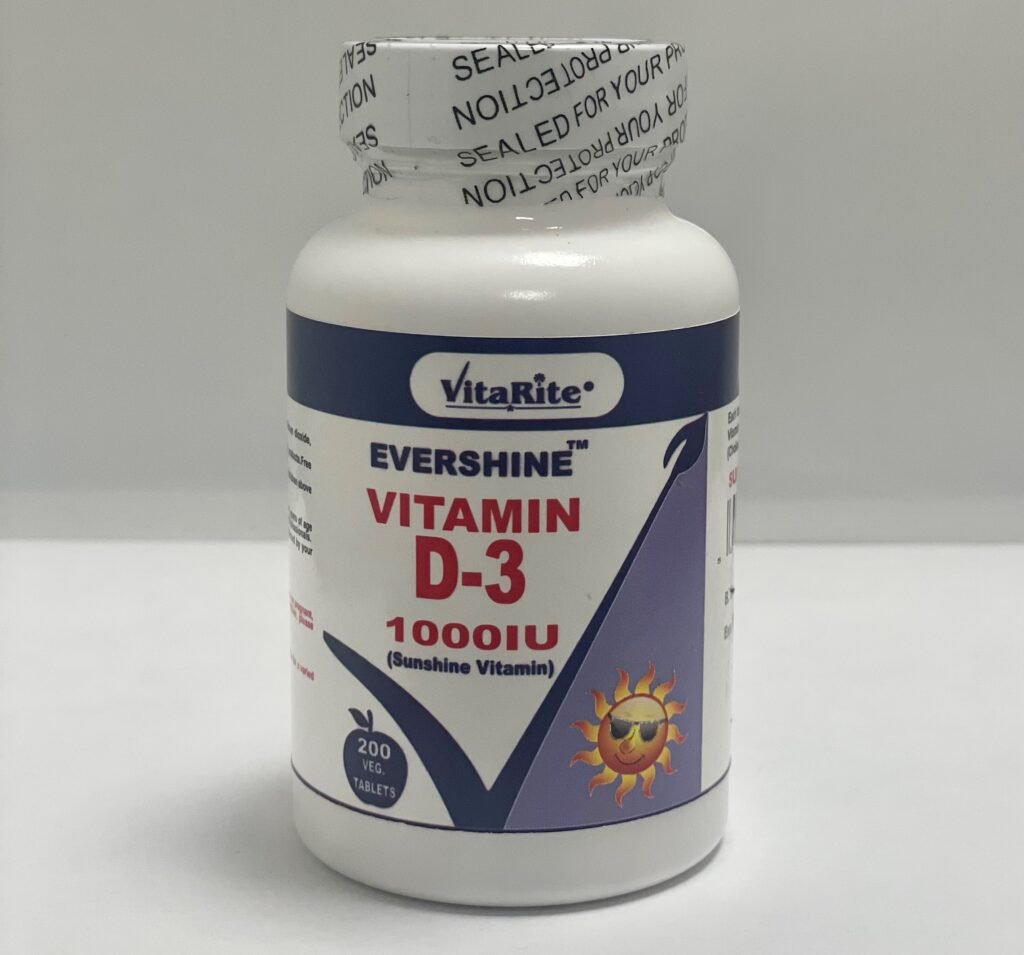 VITAMIN D-3 1000IU 200's - VitaRite Vitamins Health Supplement Products ...